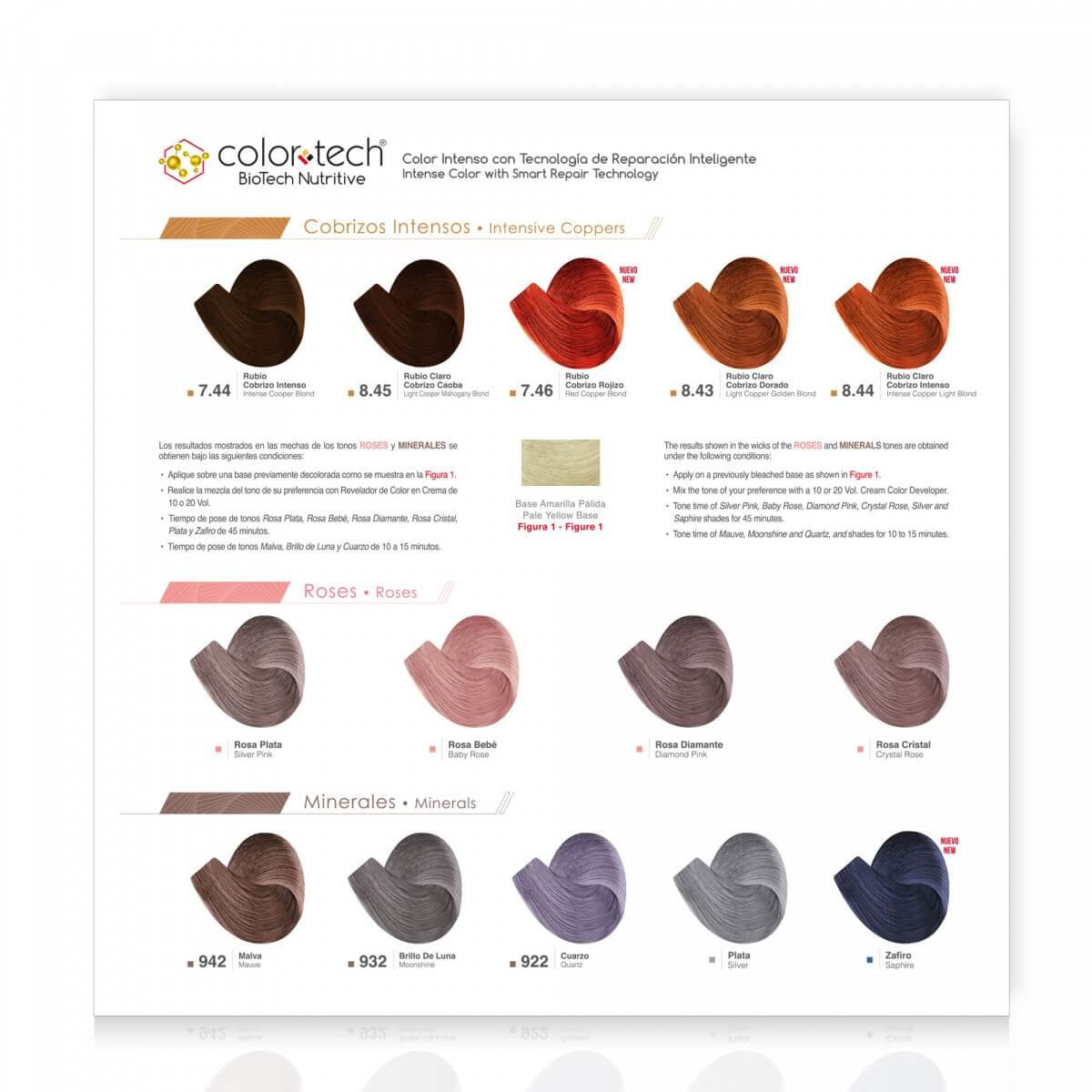 Tinte para cabello Color Tech Nutrapel